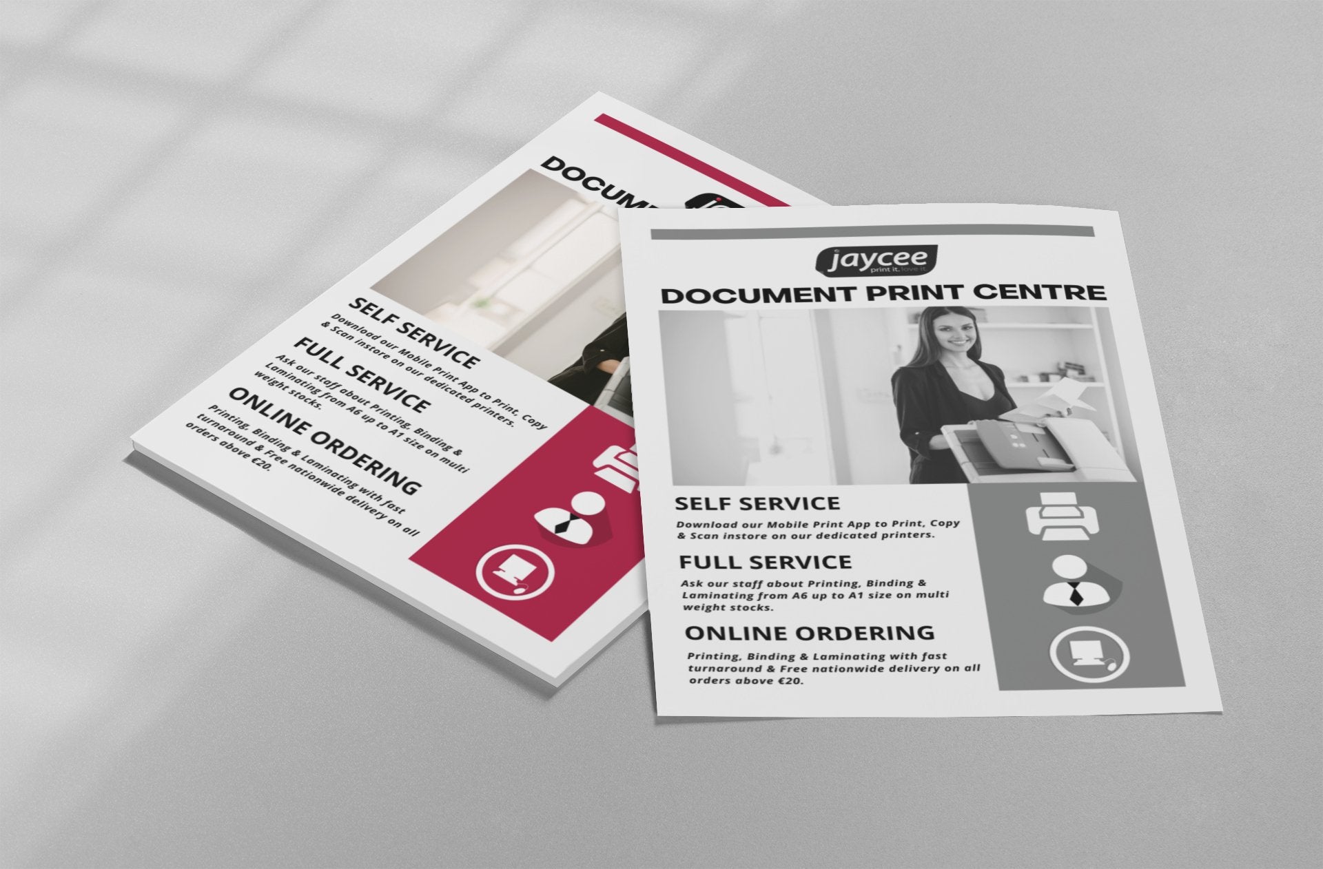 A4 Mixed Document Print & Bind
